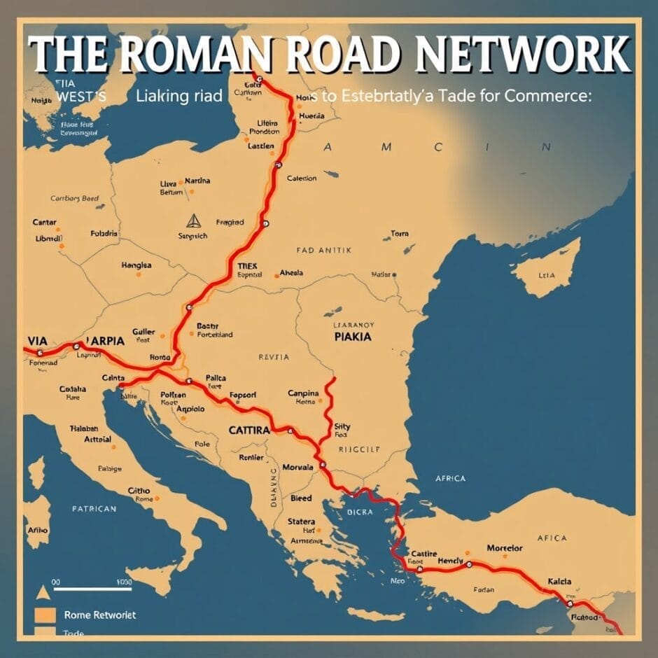 The Roman Road Network: Paving the Way for Commerce - Men of Pompeii