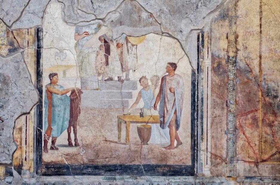 Frescoes from Pompeii: Windows into Roman Life - Men of Pompeii