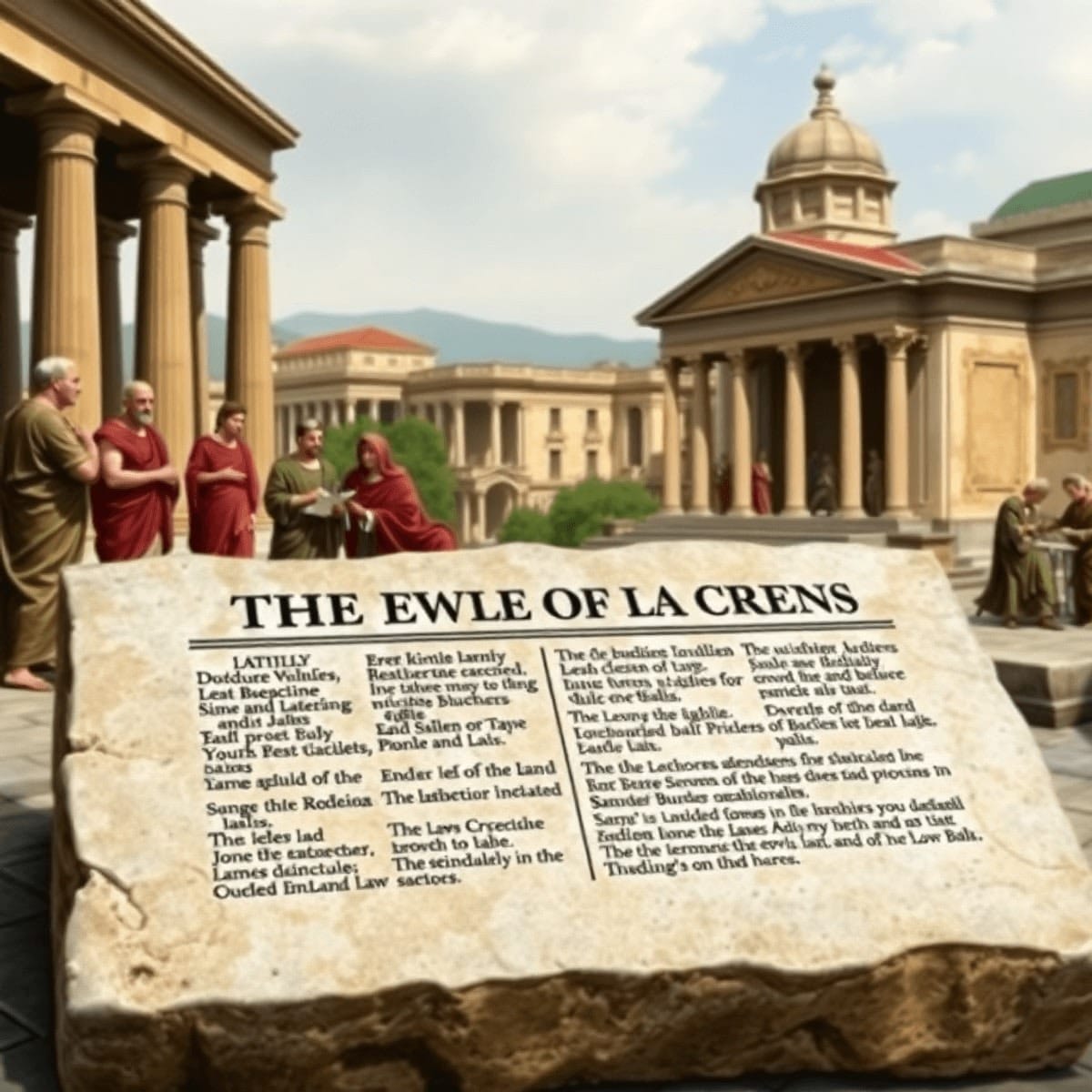 How The Twelve Tables Shaped Roman Legal Systems - Men of Pompeii