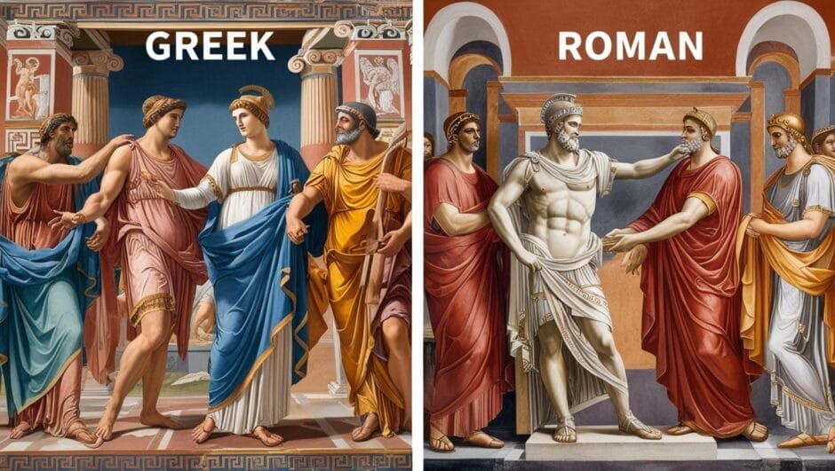 The Greek Influence on Roman Art: A Fusion of Styles - Men of Pompeii