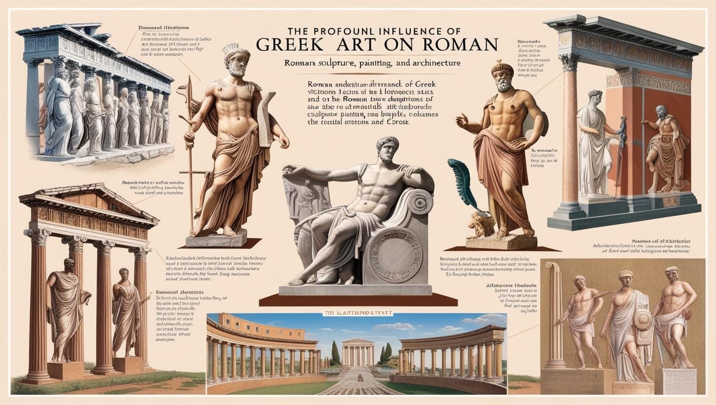 The Greek Influence on Roman Art: A Fusion of Styles - Men of Pompeii